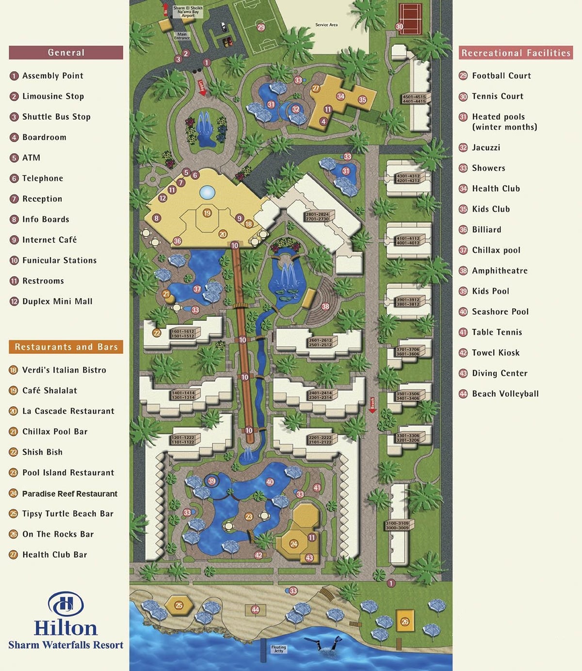 Тур на отдых в отеле Safir Sharm Waterfalls Resort (ex. Hilton ...